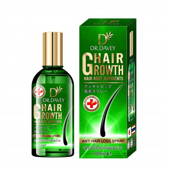 Dr.Davey Hair Growth Hair Root Nutrients Anti Hair Loss Spray (100ML ...