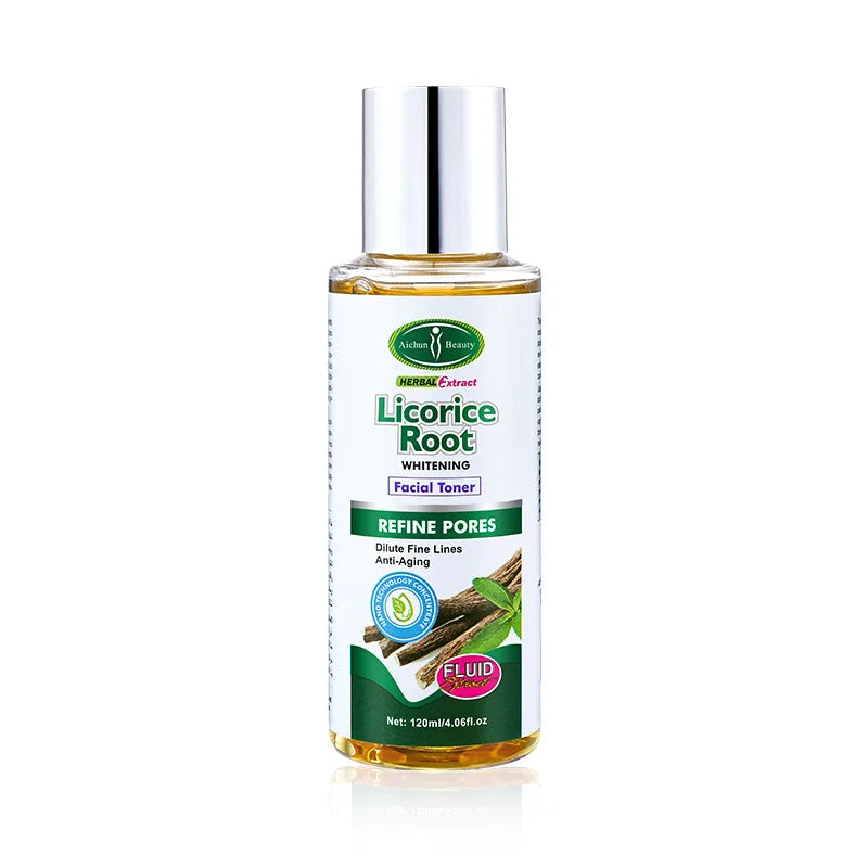 Licorice Root Whitening Facial Toner Refiner Pores (120ML) – mohsenistore