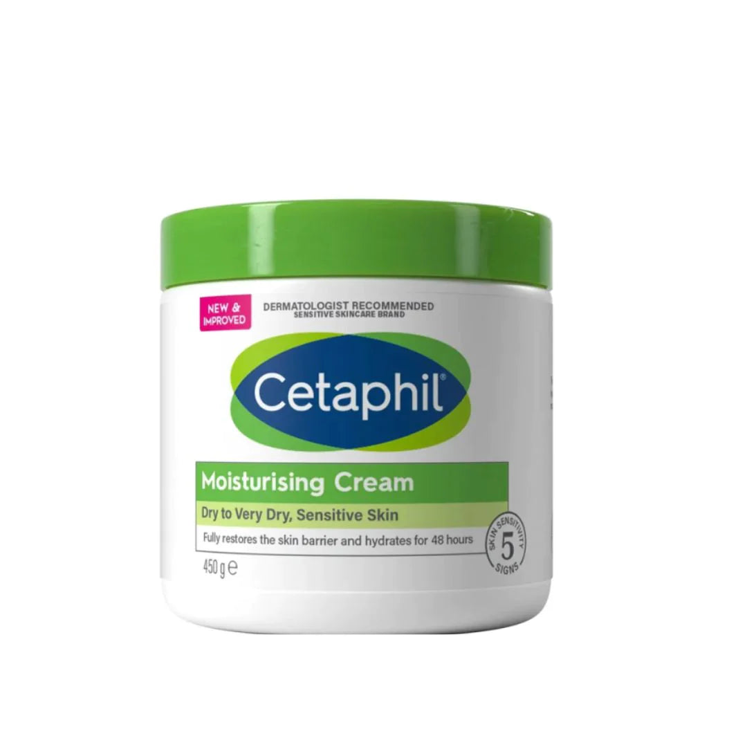 Cetaphil Moisturising Cream Dry to Very Dry, Sensitive Skin (450gr ...