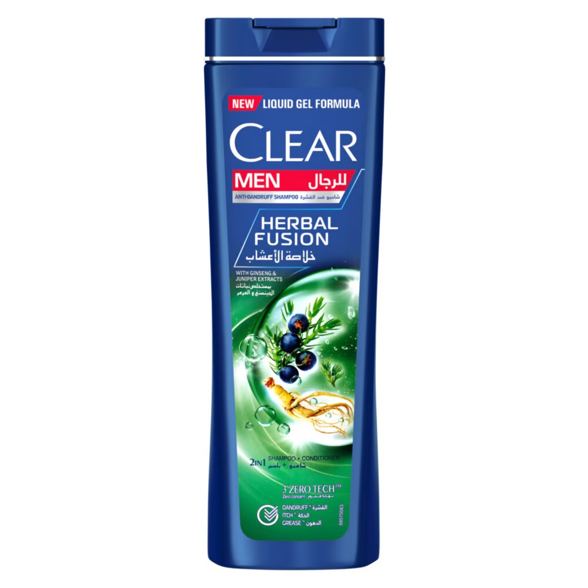 Clear Men Herbal Fusion With Ginseng & Juniper Extracts 2in1 Shampoo+C ...