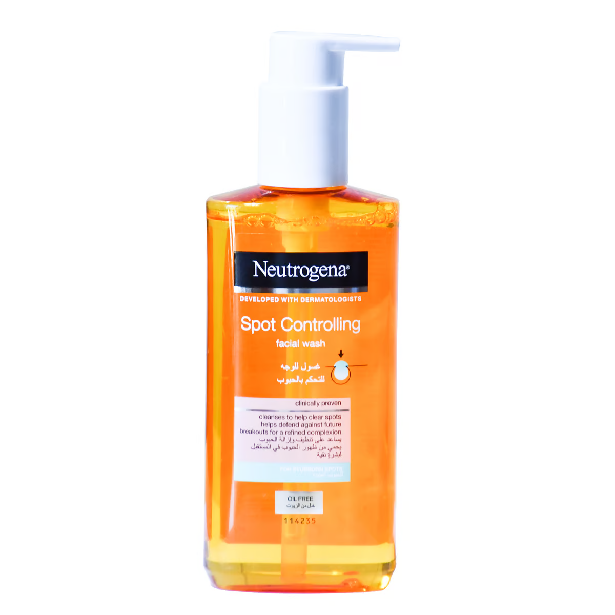 Neutrogena Facial Wash Spot Controlling Oil Free (200ML) – mohsenistore