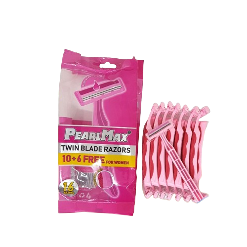 Pearl Max Twin Blade Razor 10+6 For Women – mohsenistore