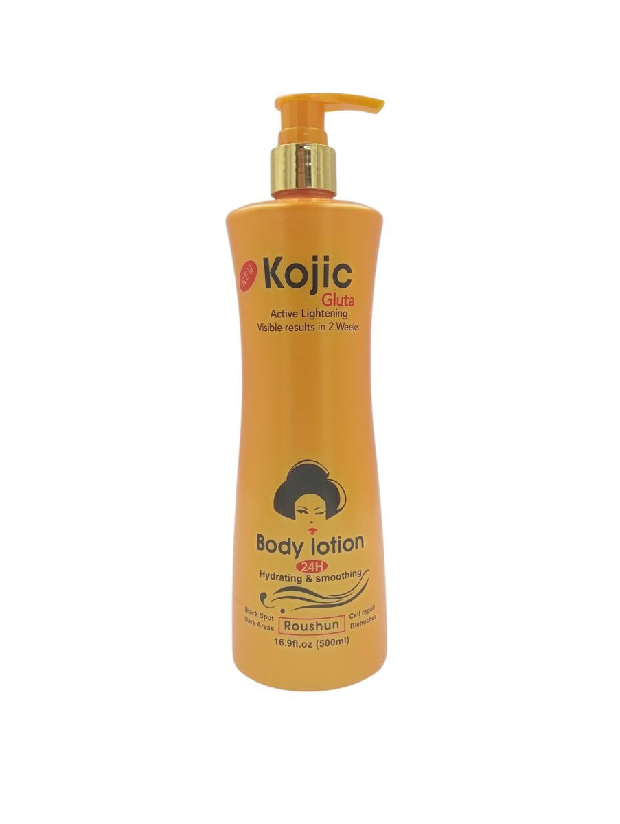 Roushun Kojic Gluta Body Lotion 24H (500ML) – mohsenistore