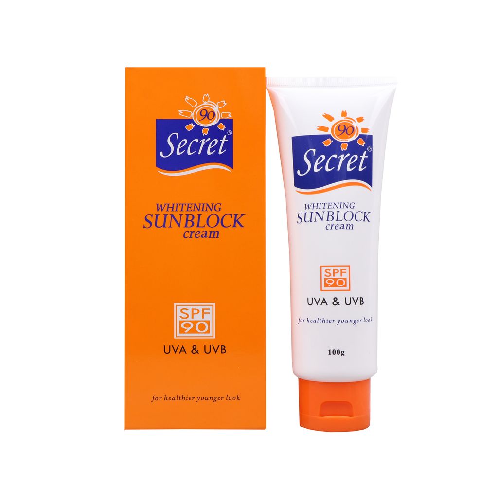 Secret Whitening Sunblock Cream SPF 90 UVA & UVB (100gr) – mohsenistore